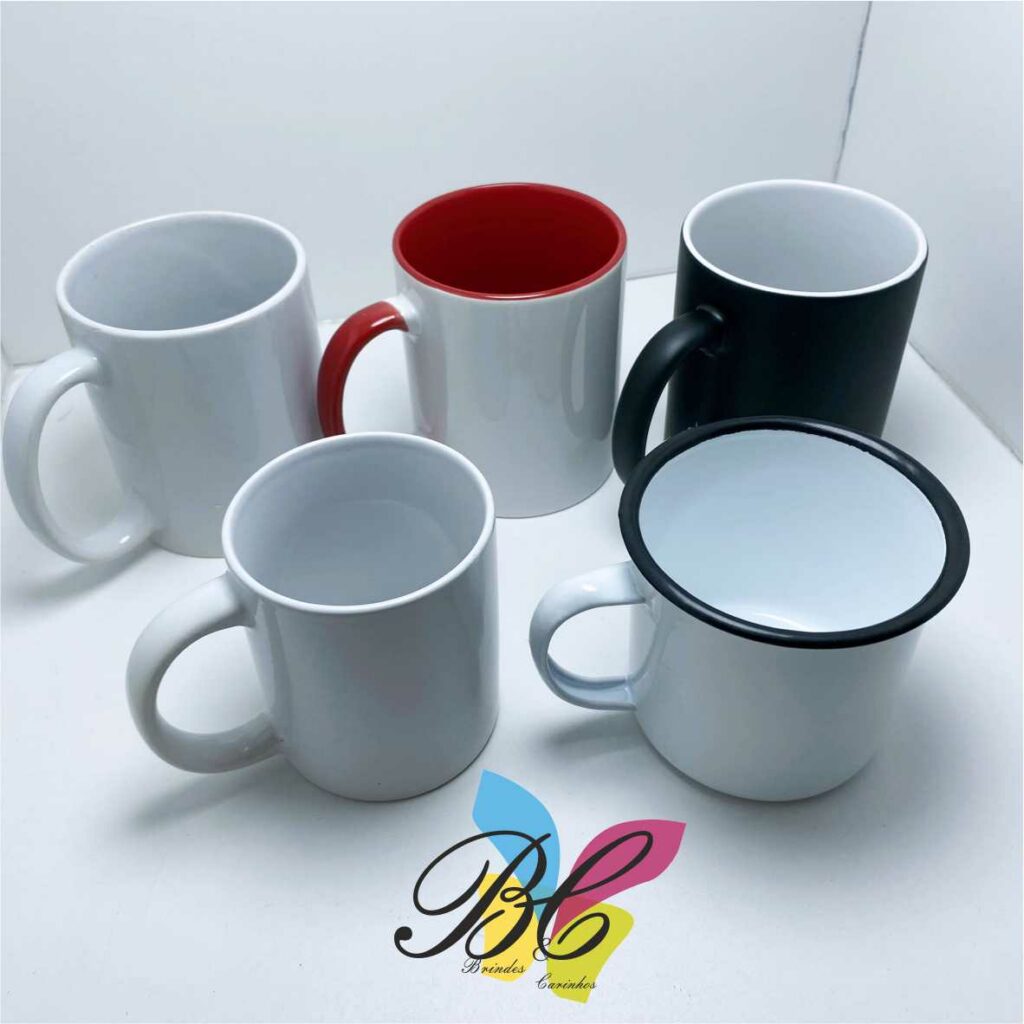Canecas para sublimação - Retrosaria Brindes e Carinhos